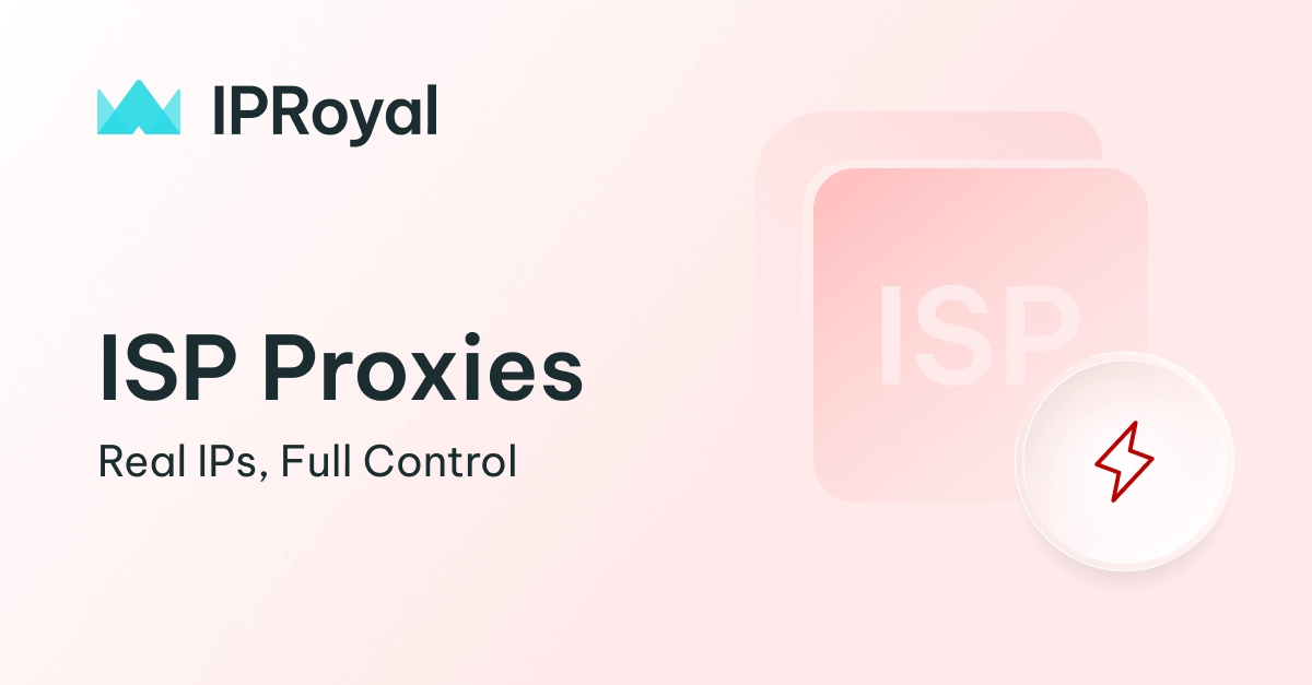 Buy ISP Proxies - Dedicated Residential IPs from $2.00/IP